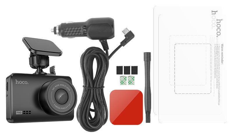 Cámara de Auto Dashcam Con Pantalla Full Hd 1080p Wifi Hoco Dv2 – Rplanet