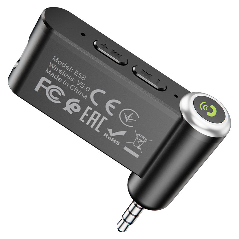 RECEPTOR BLUETOOTH HOCO E58 AUXILIAR AUTO PARLANTE – Rplanet
